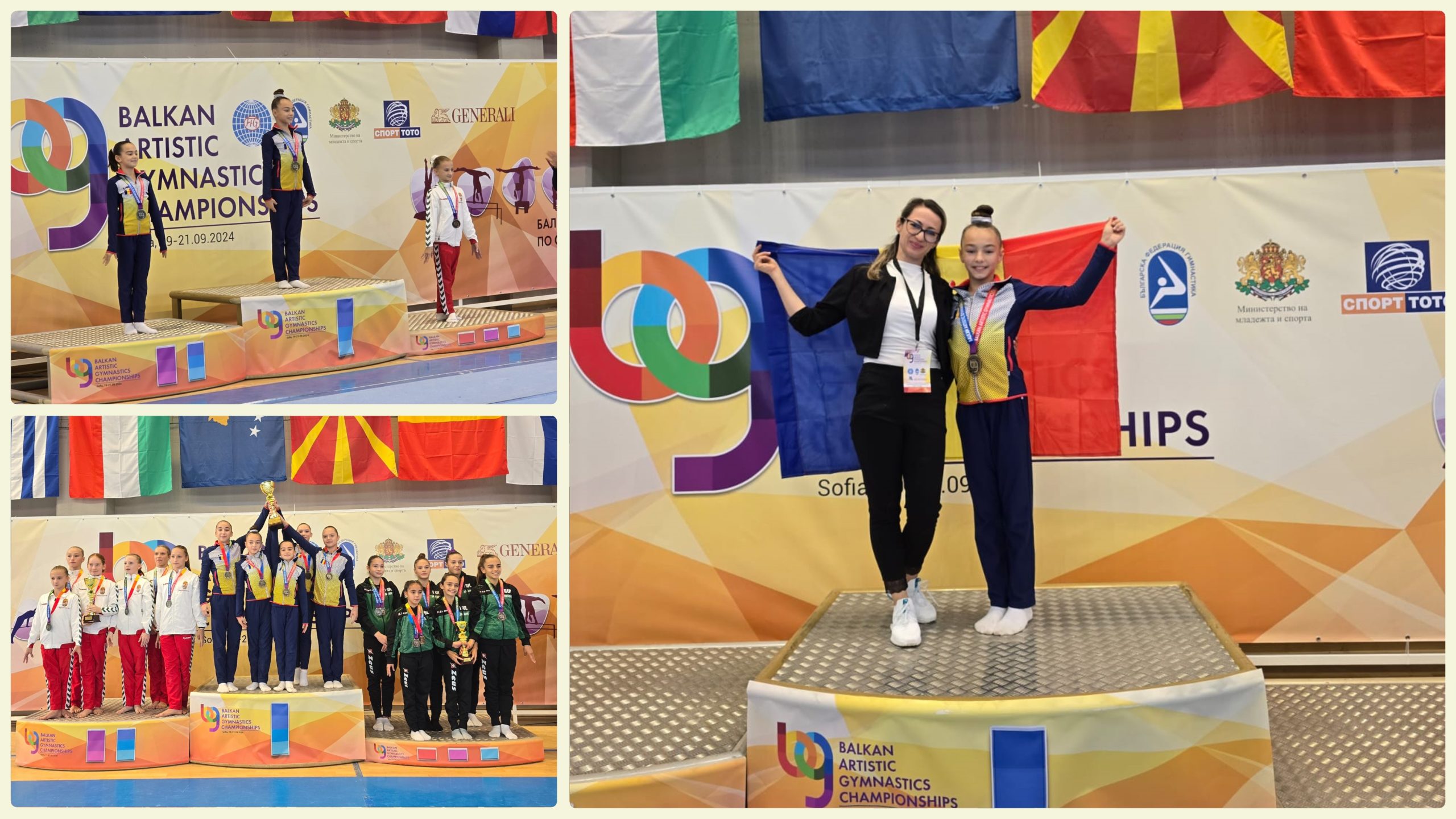 Gimnasta Miriam Giușcă, de la CSS Bârlad, dublă campioană balcanică ...